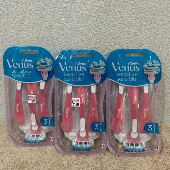 VENUS | Bath & Body | 3 Packs Gillette Venus Sensitive 3blade Each ...